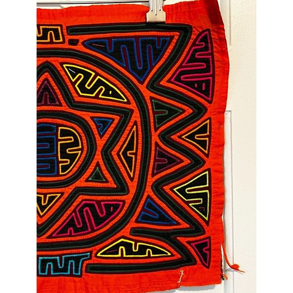 Molas | Art | Vintage 97s Panama Kuna Molas Indian Textile Tapestry ...